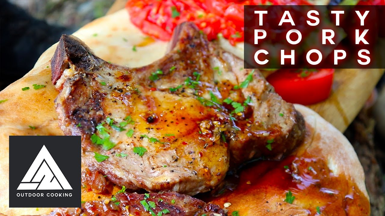 Outdoor Cooking Perfection: Irresistible Pork Chops for Food Lovers | ASMR - YouTube