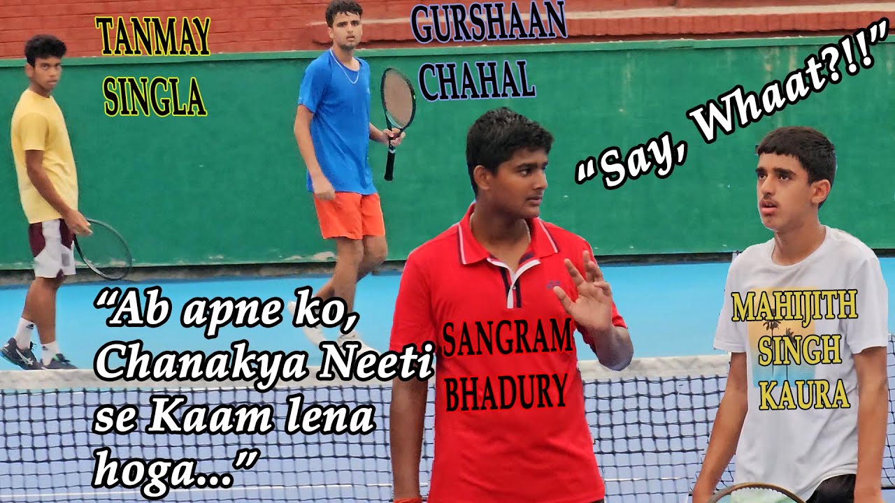 Mahijith-Sangram vs Gurshaan-Devansh CS 7 CLTA Under 16 DB Semi Final # ...