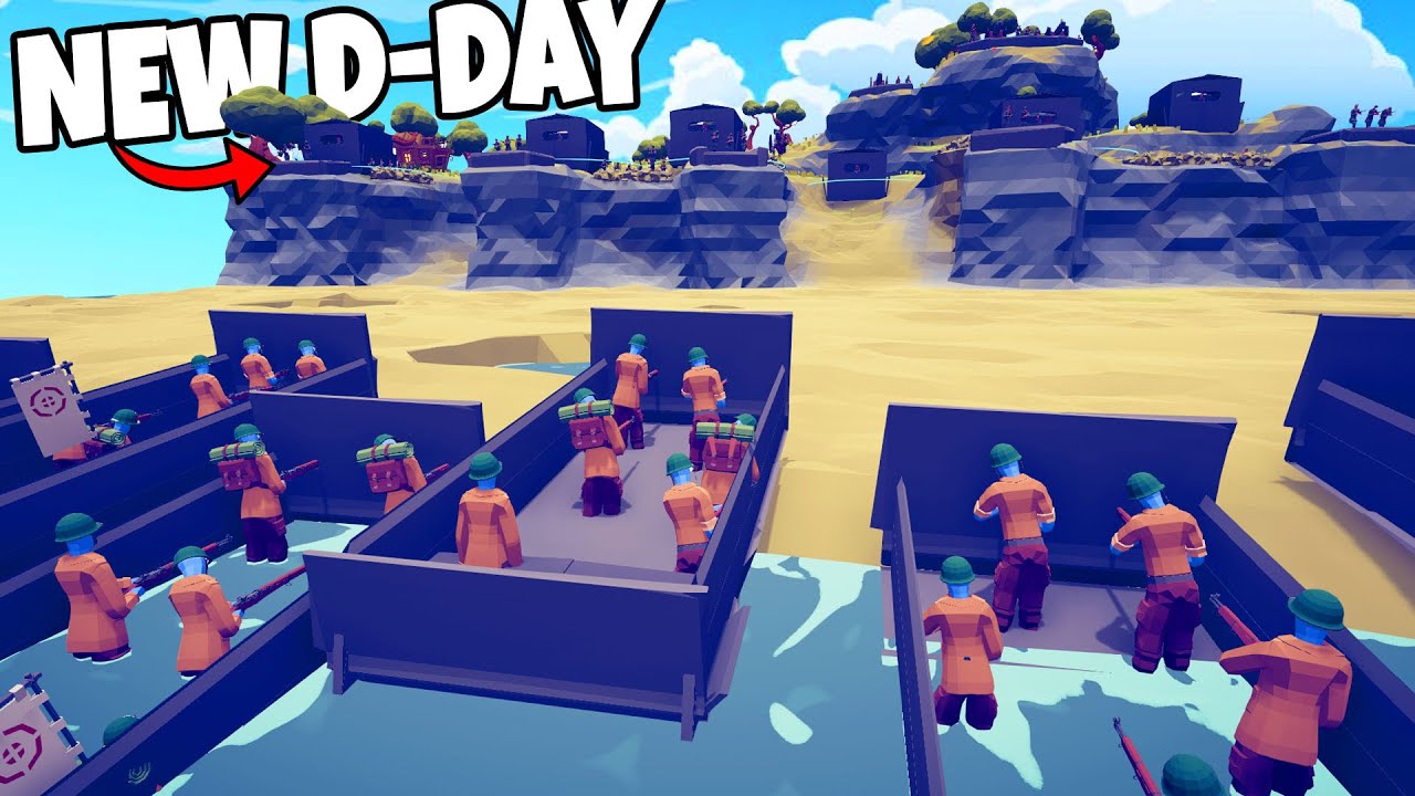 New TABS D-DAY Beach Invasion Map in NEW UPDATE! - Totally Accurate ...