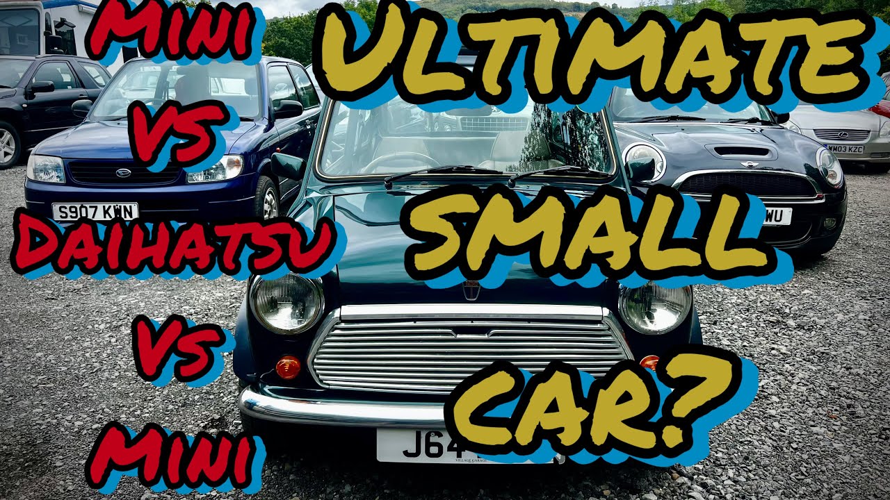 Mini vs Daihatsu vs Mini - comparison and test for the ULTIMATE small ...