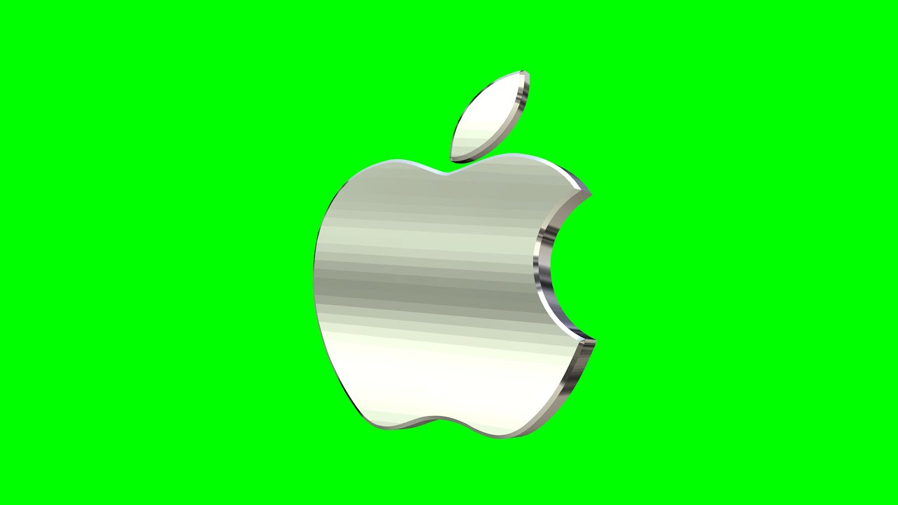 Apple Logo Green Screen - YouTube
