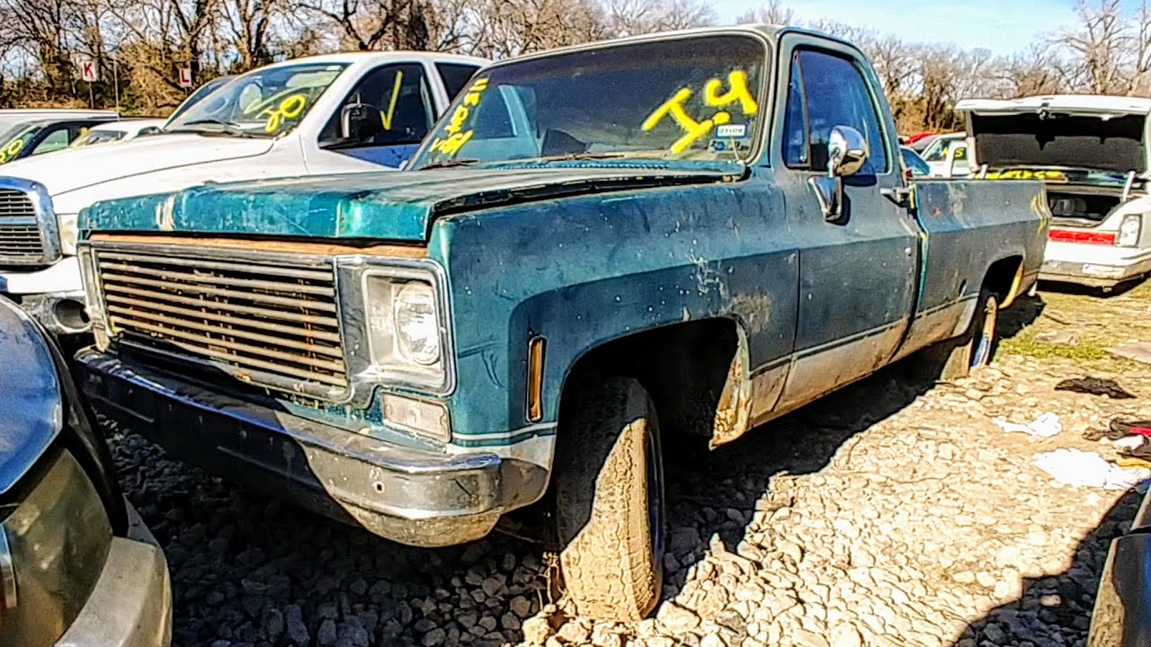 What year is this truck? Square Body Chevy Junkyard Find - YouTube