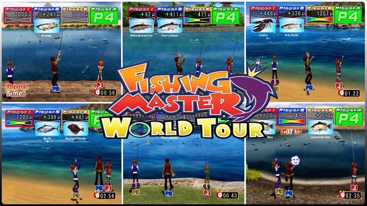Fishing Master World Tour - nintendo wii fishing games - YouTube