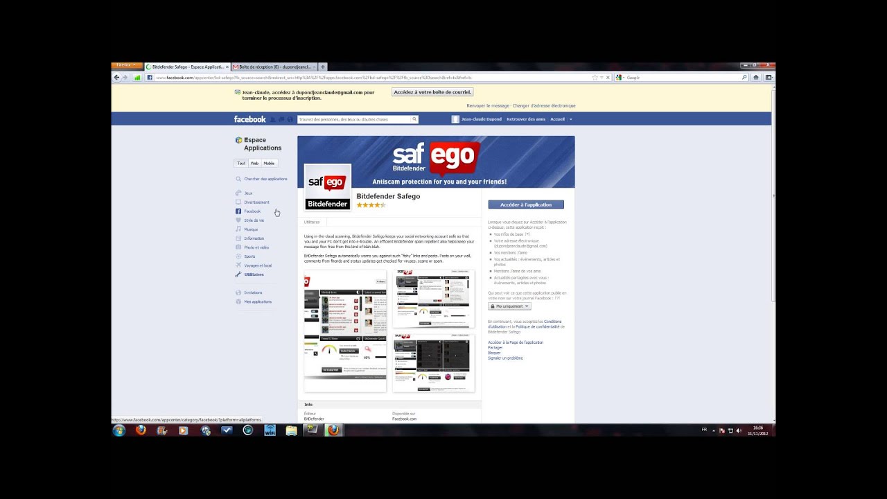 tuto pour s'inscrire sur facebook et les bases de facebook en Français ...