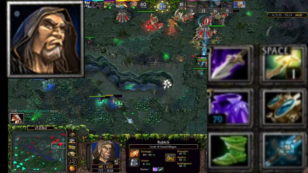 iCCup - Rubick GODLIKE GAMEPLAY | Warcraft 3 - Frozen Throne | Iccup ...