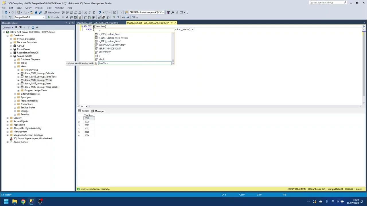SQL Every possible combination of two tables (Cross Apply) - YouTube