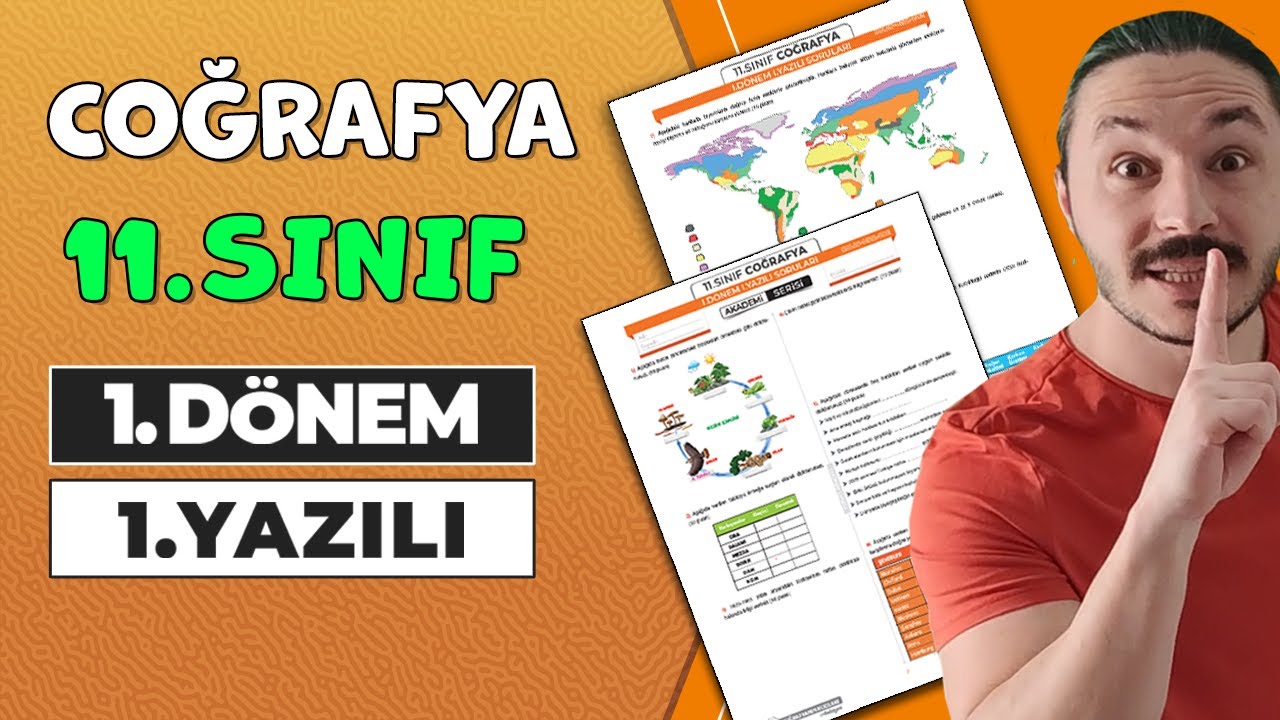 11.SINIF COĞRAFYA 1.DÖNEM 1.YAZILI 2023 📂PDF - YouTube