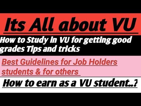 How to Study in VU |How to get good grades in Virtual university|Best ...