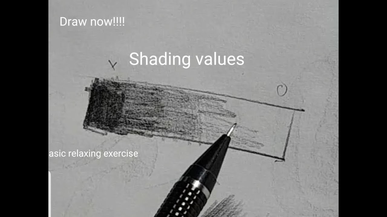 How to draw: Shading values - YouTube
