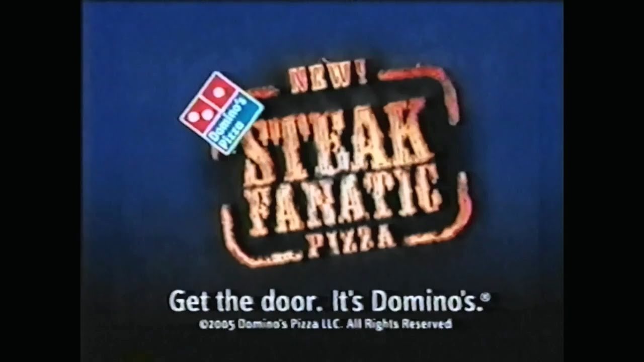 Domino's Steak Fanatic Pizza ad from 2005 - YouTube
