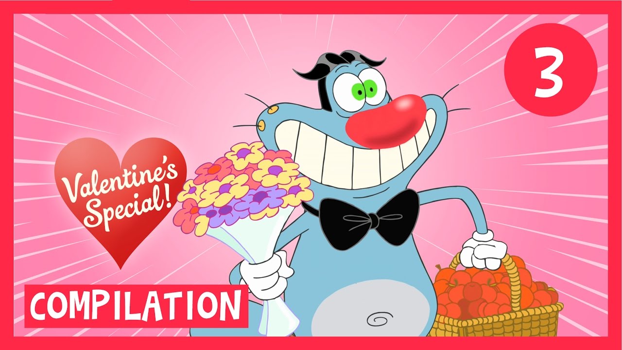 Oggy and the Cockroaches - Valentine's Special Compilation 1H in HD ...