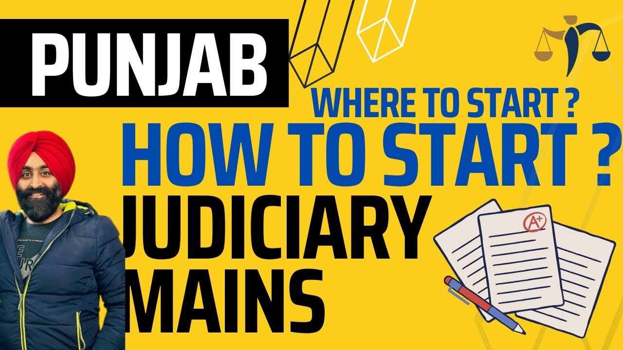 How to start Punjab Judiciary Mains Exam Preparation? | PCSJ Exam 2023 | Punjab Judicial - YouTube