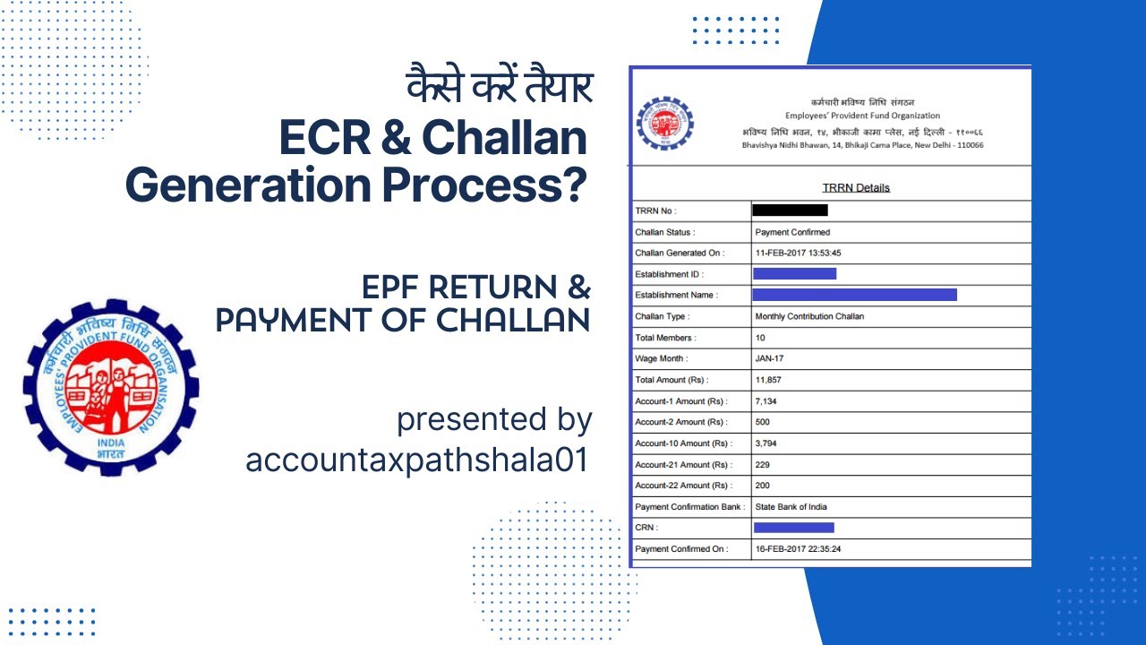 ECR Challan Generation PF Return Filling EPF Challan How To File ecr-challan-generation-pf-return-filling-epf-challan-how-to-file
