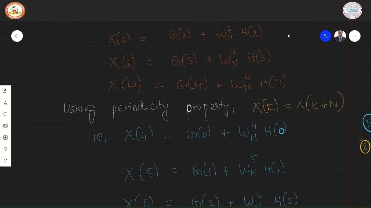 DSP Module 2 Decimation in Time FFT - YouTube