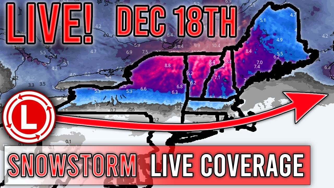 Major Winter Storm Live Coverage - Heavy Snowfall, Impactful Icy Mix ...
