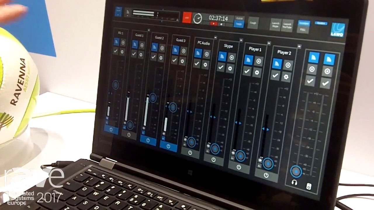 ISE 2017: LAWO Shows R3lay a Real Virtual Radio Console and A_OnAir 4 ...