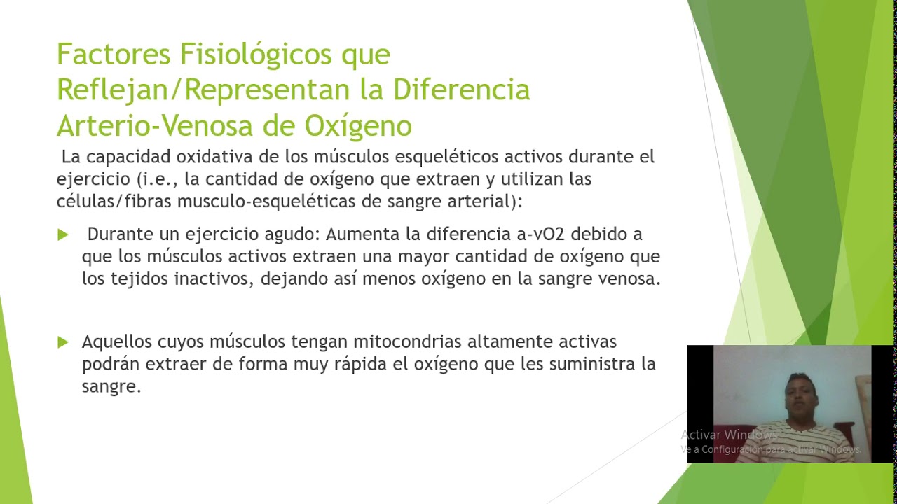 Consumo de oxigeno y diferencia arteriovenosa de oxigeno - YouTube