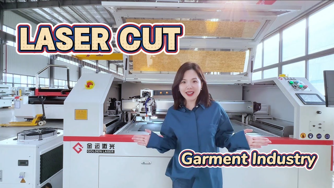 Laser cutting machine for garment industry - Golden Laser ZDJMCZJJG ...
