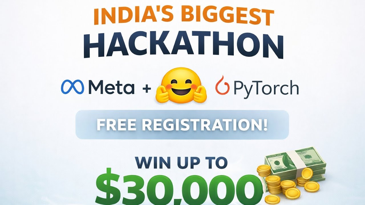 India’s Biggest Hackathon by Meta 🤯 | FREE Registration + Win $30,000 💰 ...