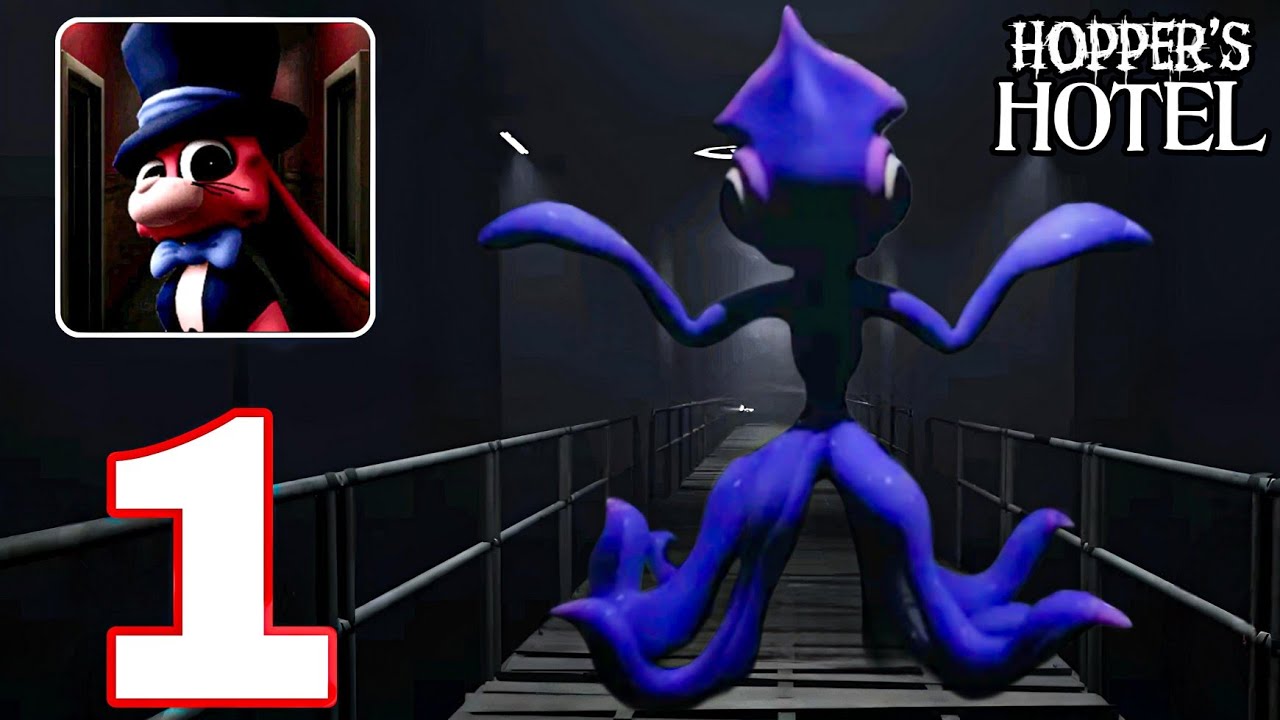 Hopper's Hotel Walkthrough Gameplay Trying to Escape From Yujin Squid 😱 ...