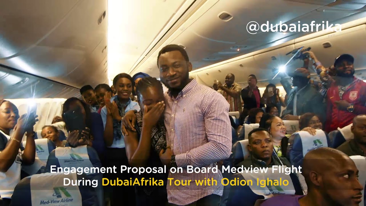 MOST ROMANTIC MARRIAGE PROPOSAL I PROPOSAL ON AN AIRPLANE I SURPRISE ...