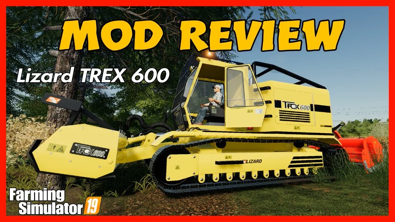 fs19 LIZARD TREX 600 Mod Review farming simulator 19 #fs19modsreview ...
