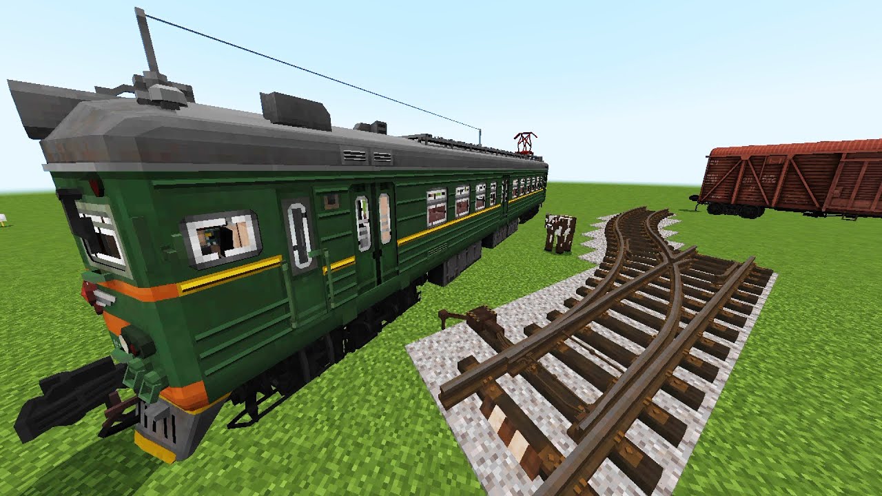 Realistic train Rrtpack Vanilla addon in Minecraft PE Bedrock edition ...
