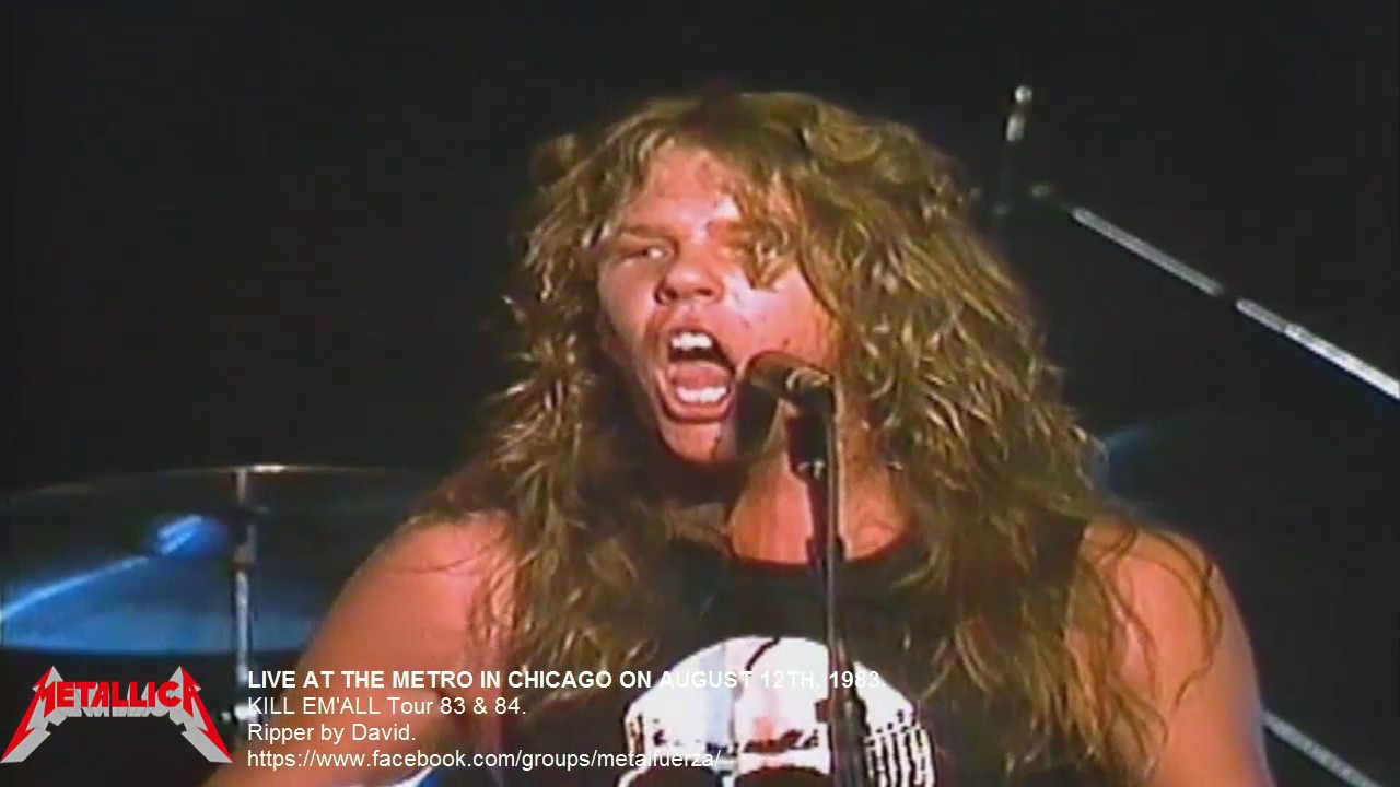 METALLICA: live at the metro in chicago on august 12th 1983 first ...