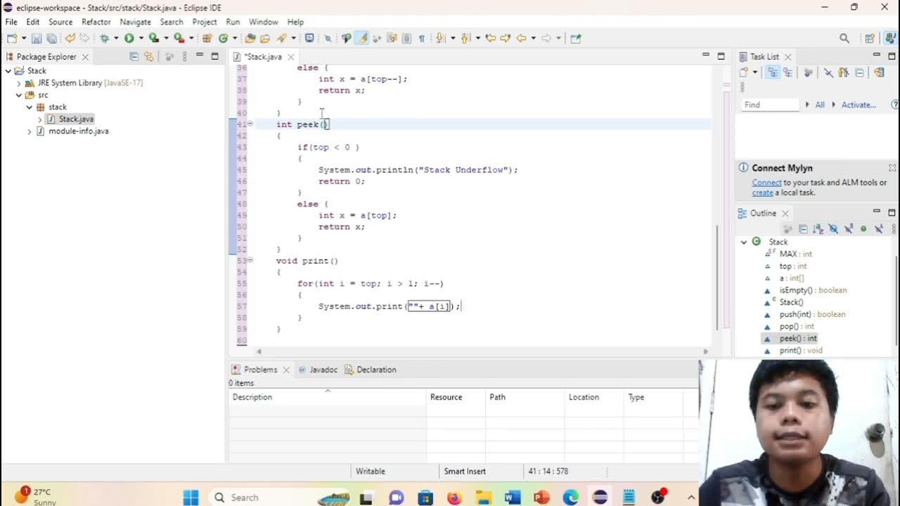 Implementing Stack using Arrays and Conversion of Infix to Prefix and Postfix Notation. - YouTube