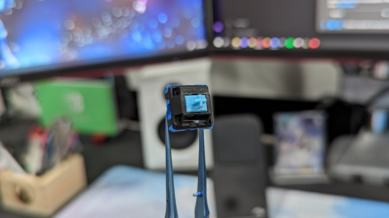 Parallel's Opal linear switch sound test - YouTube