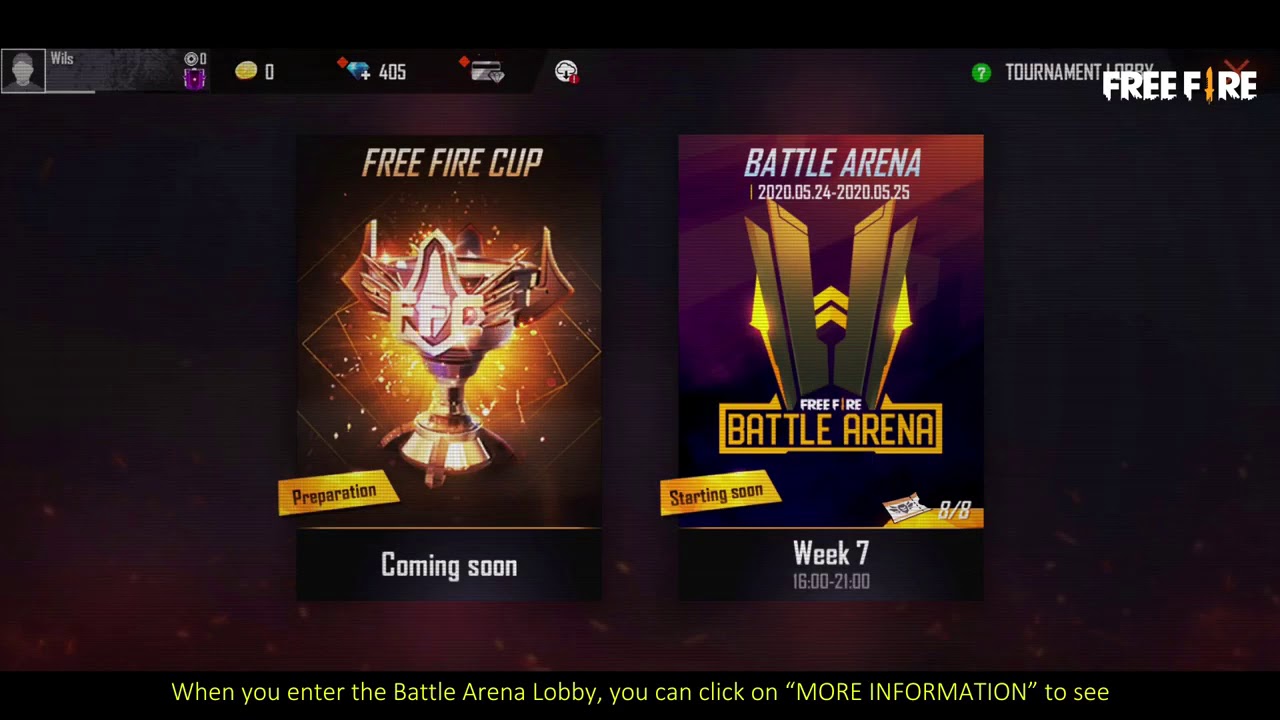 Free Fire Battle Arena - FFC Mode Tutorial - YouTube