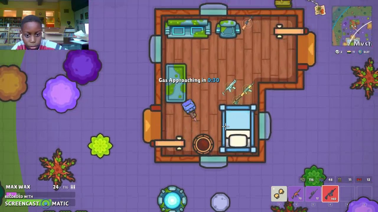 zombs royaale.io top1 5 kills with vector - YouTube