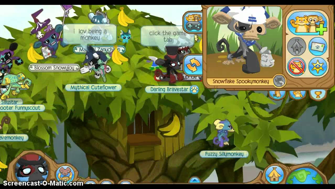 Animal Jam: Monkeys Only Party Glitch - YouTube