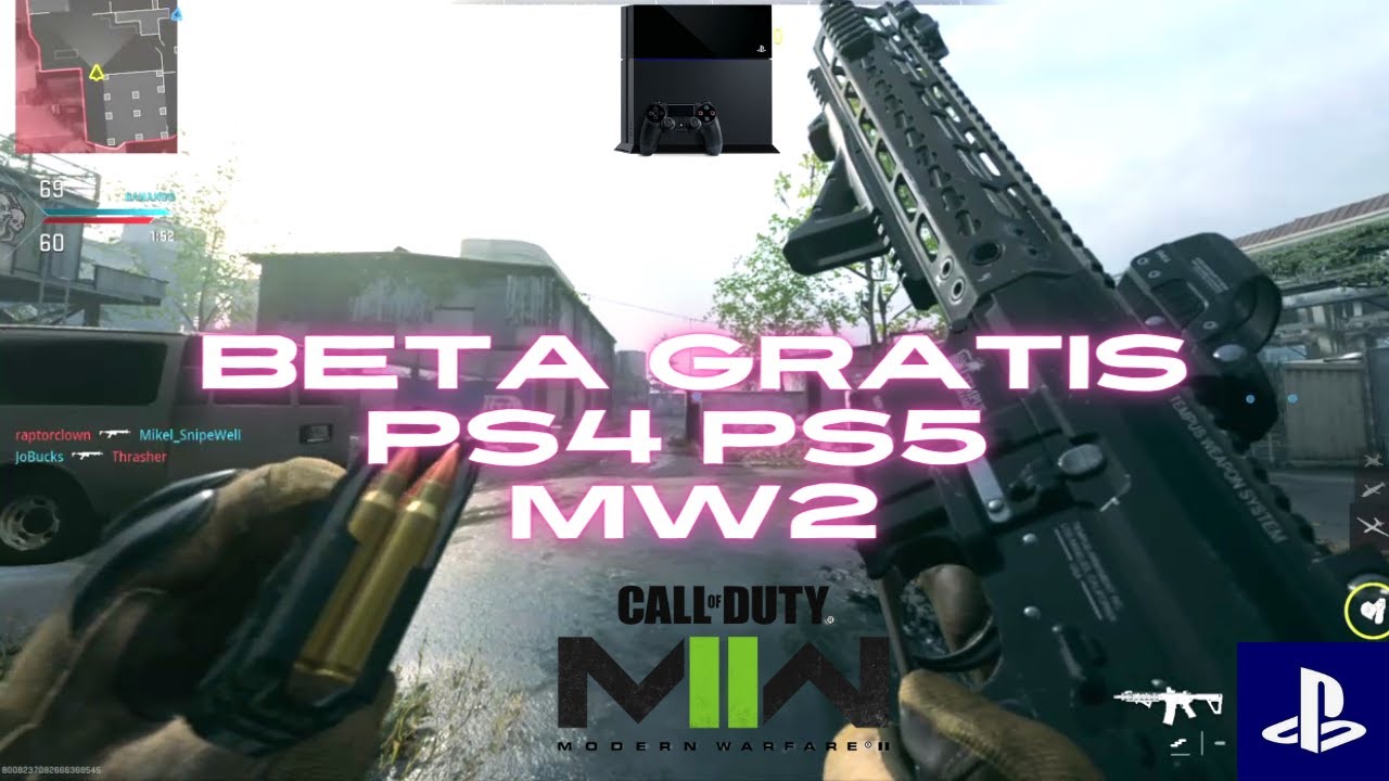 Primera Vez Jugando a MW2 en PS4 Fat BETA FOV & AMD Super Resolution ...