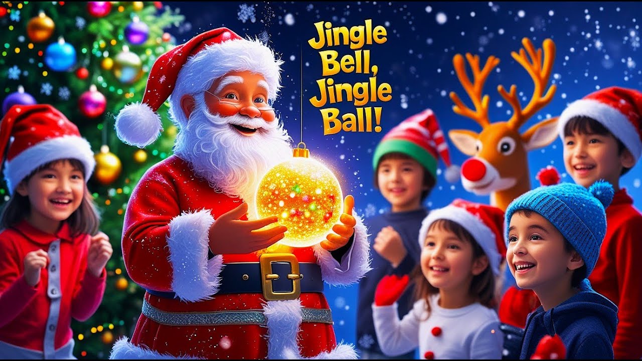 Jingle Bells Songs for Children- Nursery Rhymes | Kids Melody Magic ...
