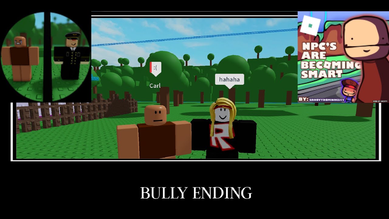 NPCs are becoming smart - BULLY ENDING | Roblox - YouTube