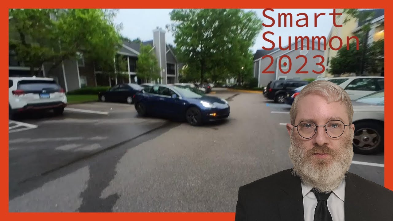 Real test of Tesla's Smart Summon on a Model 3 - LR - Spring 2023 - YouTube
