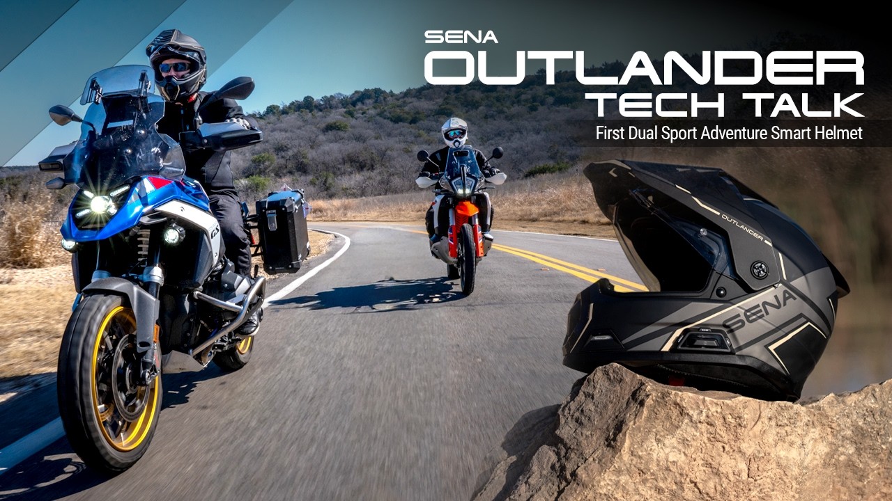 Sena Outlander Tech Talk | World’s First Dual-Sport Smart Helmet - YouTube