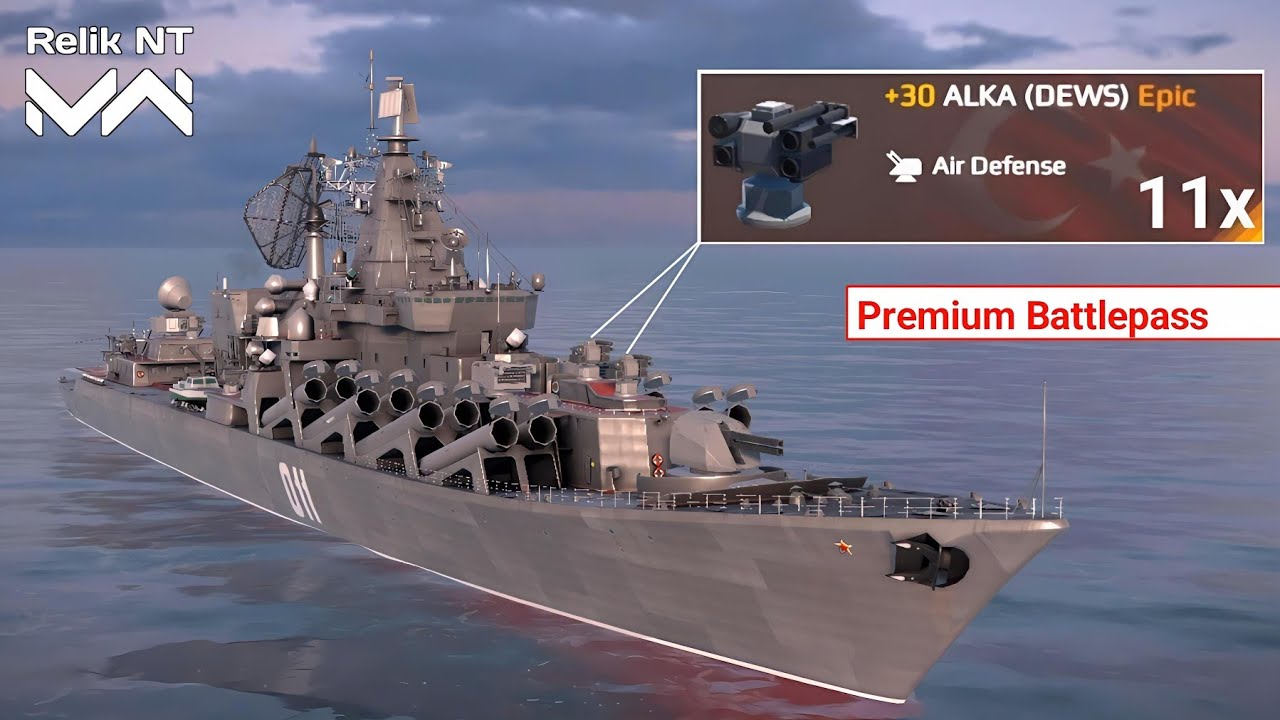 RF Varyag With 11x ALKA(DEWS) Great Laser Air Defence - Modern Warships ...