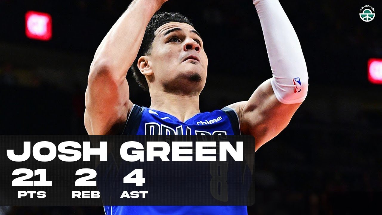 JOSH GREEN HUGE GAME!! DROPS 21PTS vs HAWKS (FULL HIGHLIGHTS) - YouTube