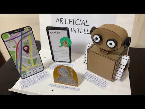 Robot & AI Model - Cardboard and reusable items - First Prize Winning ...