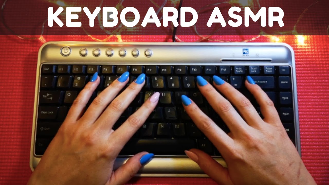 ASMR | Keyboard typing, tapping, scratching slow & fast triggers to help you sleep (no talking ...