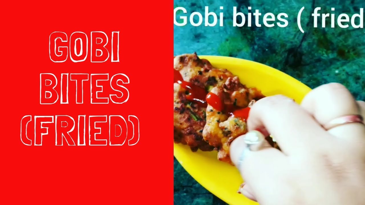 Crispy Gobi bites recipe .| Gobi parora | easy and crispy veg snack ...