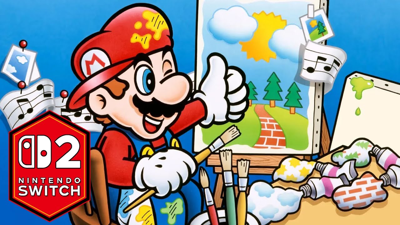 Mario Paint Nintendo Switch 2 Gameplay - YouTube