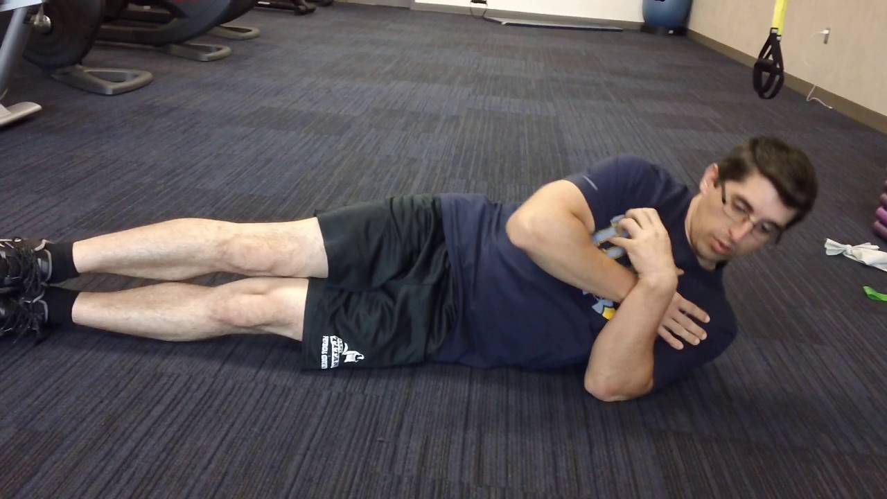 phase 2 active lumbar lateral flexion - YouTube