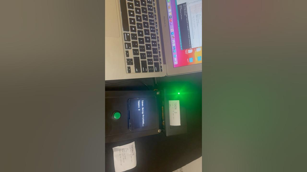 Token Printing Machiene #esp32project #arduinoproject #coding - YouTube