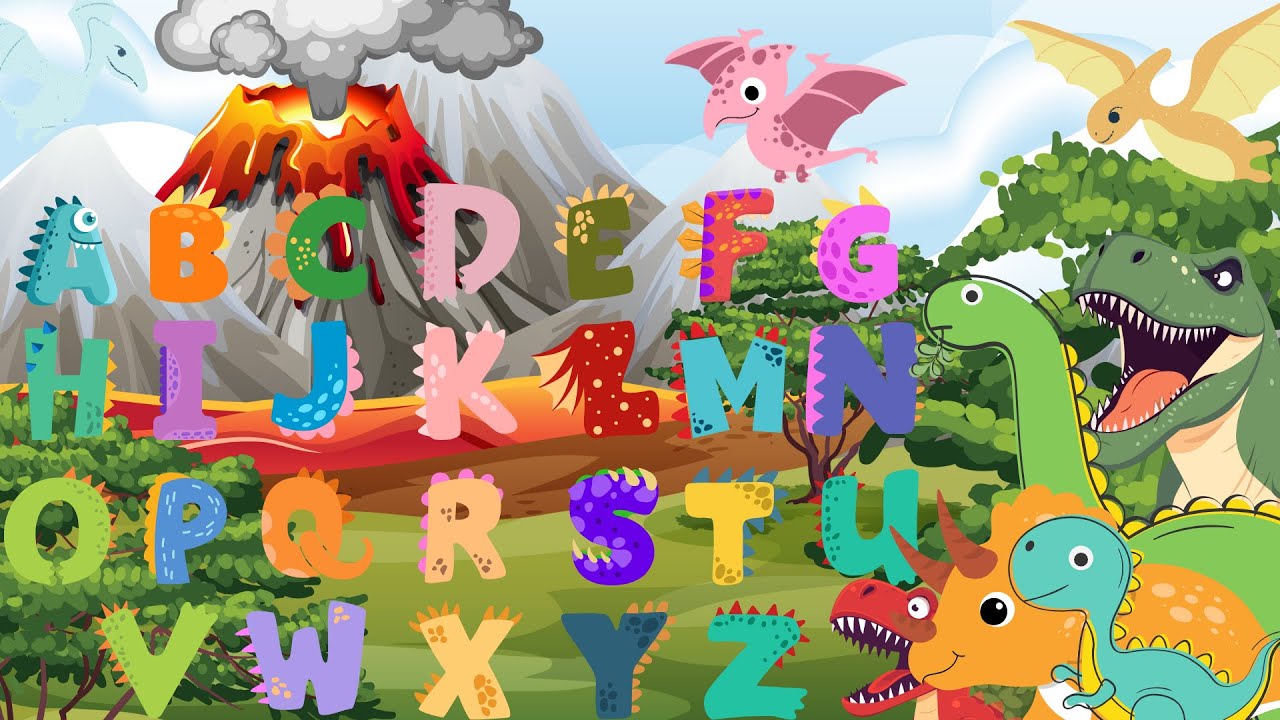 Learn the Alphabet with Dinosaurs 🦖 | Dino ABCs 🦖 - YouTube