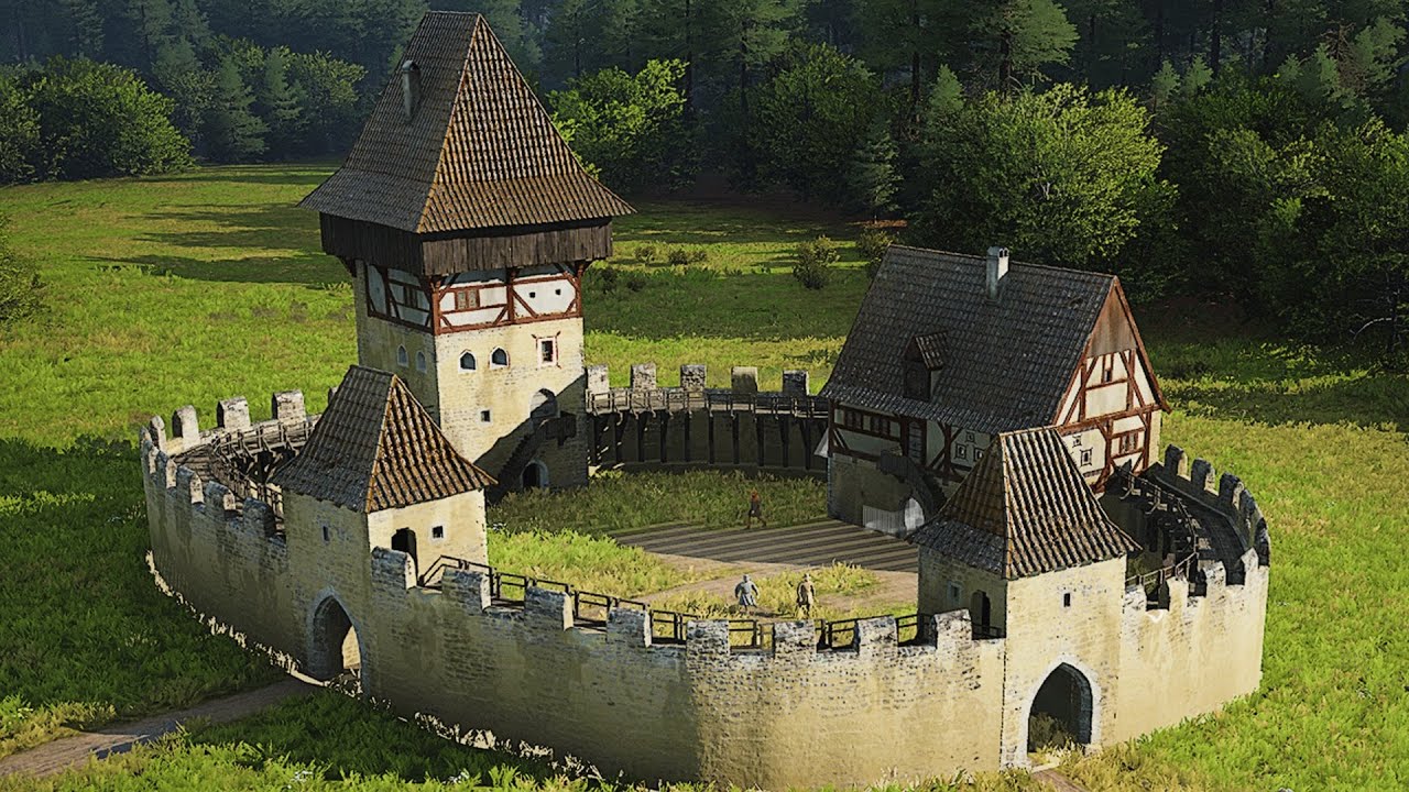 CASTLE BUILDING BEGINS - FIRST CASTLE In Manor Lords NEW UPDATE ...
