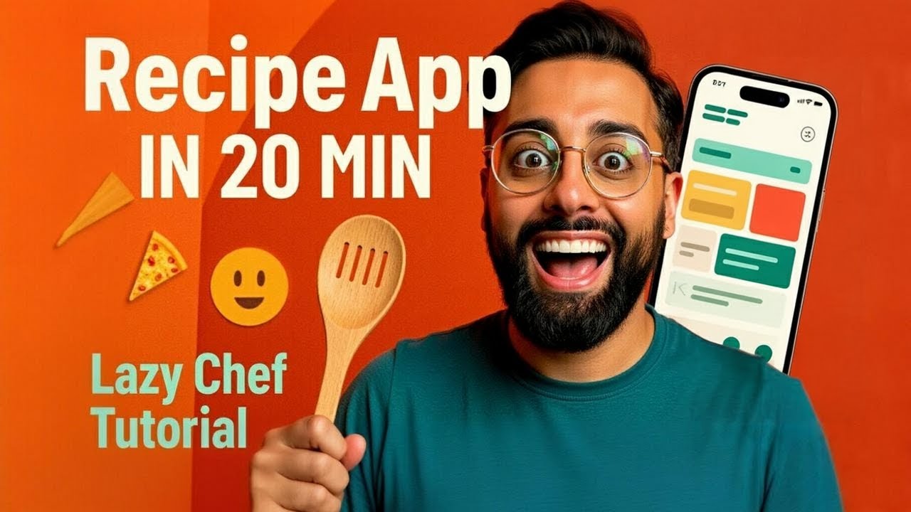How to Build a Recipe App in 20 Minutes (Lazy Chef Tutorial with AI ...