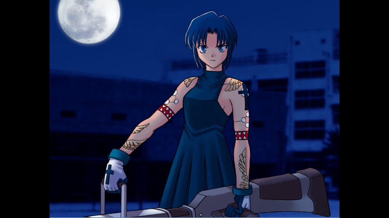 Tsukihime Ciel Route Part 14 (Shiki vs Ciel) - YouTube